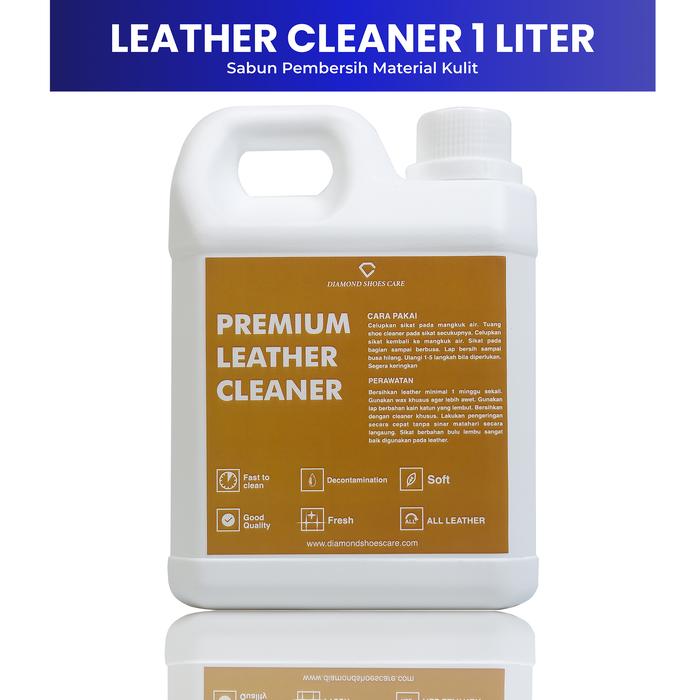 Promo Premium Leather Cleaner 1 Liter - Sabun Pembersih Sepatu Kulit ...