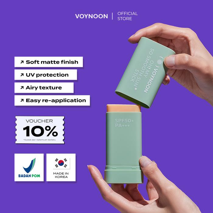 Promo VOYNOON Oh My So Smooth Sun Stick (SPF 50+ PA+++) - Korea Tabir ...