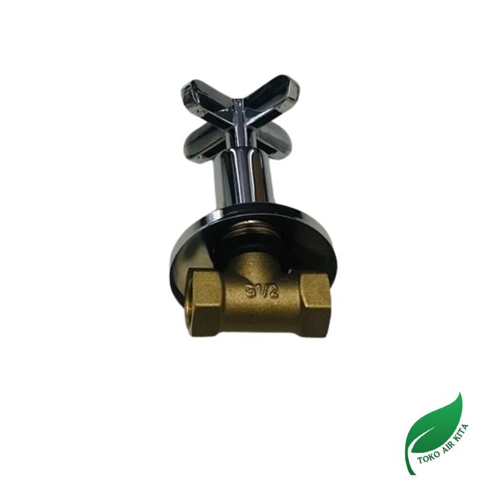 Jual Stop Kran Tanam Shower Wall Dinding Tembok / Keran Stop Valve ...