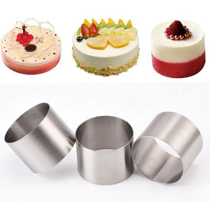 Promo Ring bulat kue Japanese cake mold ukuran 6x6 - D7 T6 - Kab. Bogor ...