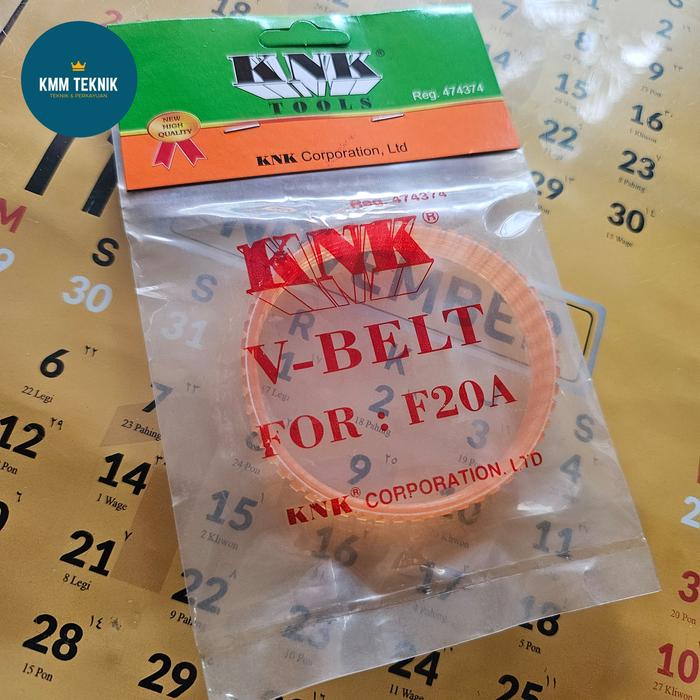 Jual BELTING MESIN KETAM HITACHI HIKOKI P20SB F20A KNK 3" 3 INCH PLANER ...