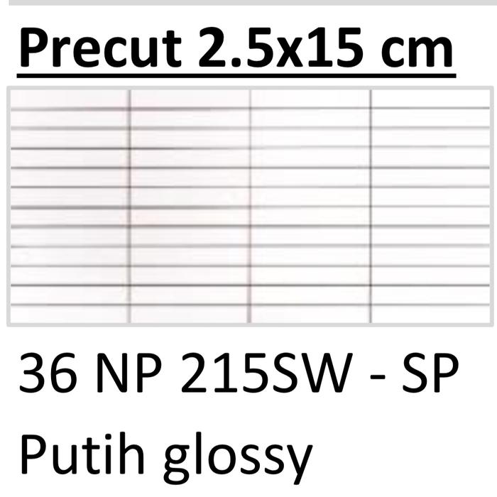 Jual Keramik dinding mozaik precut kepingan 30x60 (ukuran kotak 2.5x15 ...