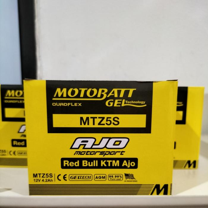 Jual Aki Motobatt MTZ5S utk motor Vixion, Byson, Mio J, Jupiter MX (new ...