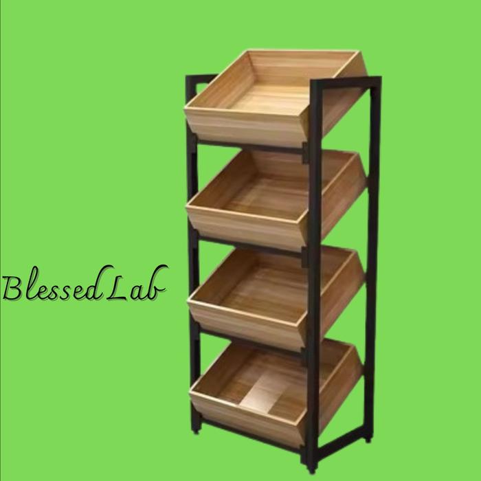 Jual Rak Display Buah - Buahan / Rak Buah buahan / Rak buah Supermarket ...