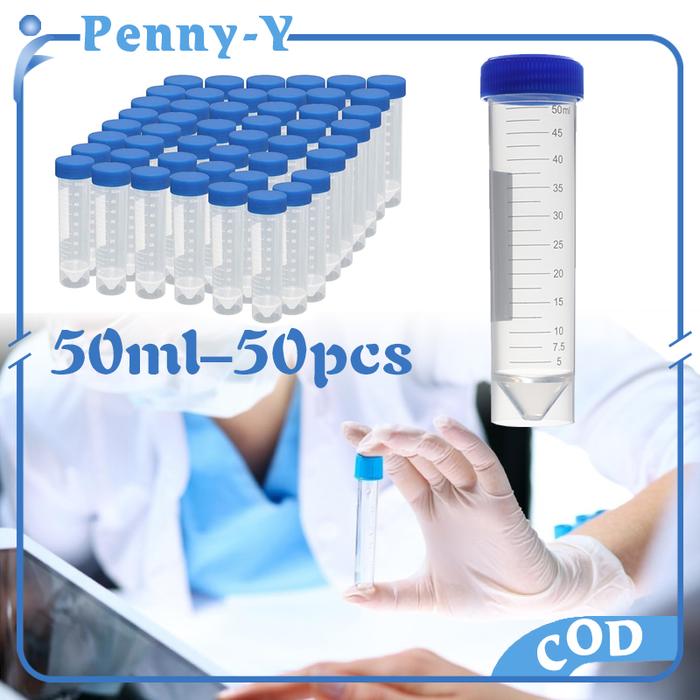 Jual Centrifuge Tube 50ml Tabung Centrifuge Tube Sentrifuge Falcon Tube ...