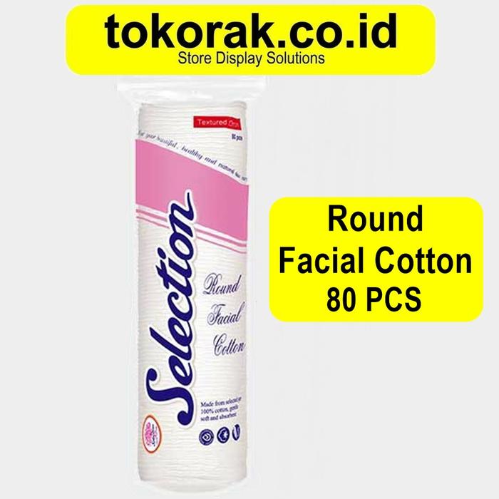Jual KAPAS WAJAH SELECTION ROUND FACIAL COTTON BULAT KAPAS MUKA OVAL ...