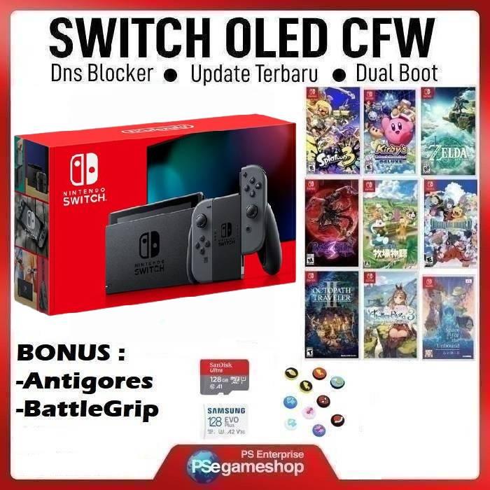 Promo Switch OLED Console CFW 128GB 256GB 512GB Full Game / HWFLY - V2 ...