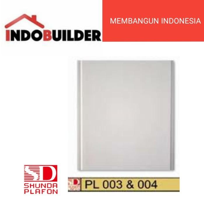 Jual SHUNDA PLAFOND PVC PUTIH WHITE FLAT GLOSS DOFF PANJANG 6 METER X ...