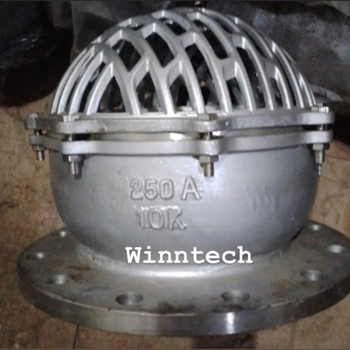 Jual Foot Valve Stainless Steel 304 Flange Jis 10K DN 250 10 inchi ...