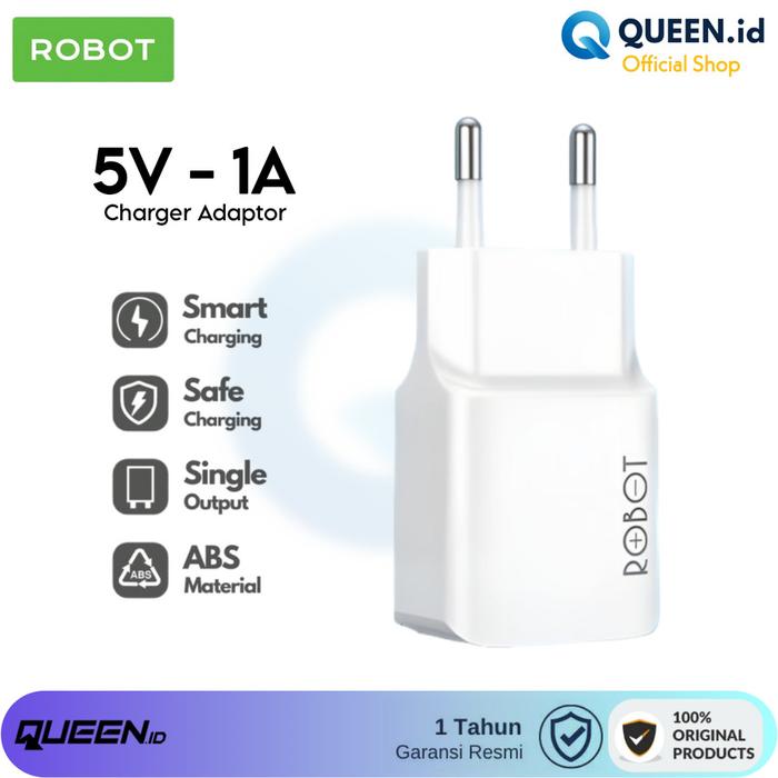 Jual Robot RT-K10 Charger Adaptor USB 5V/1A Kepala Charger Garansi ...