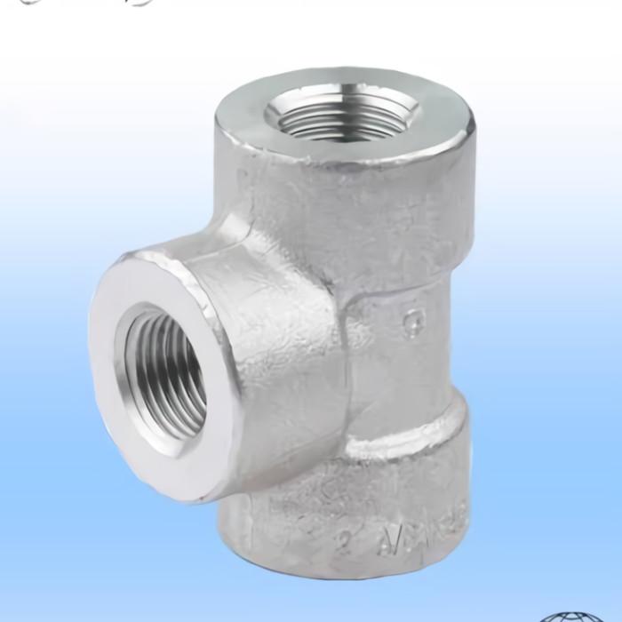 Jual Tee SS316 Class 3000 1/2 inch - Tee Stainless 316 Drat - Jakarta ...