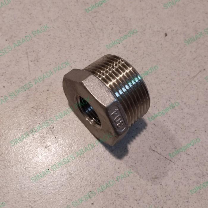 Jual Vlok ring / Bushing Stainless SS304 Drat 2 1/2 "× 11/2" inch ...