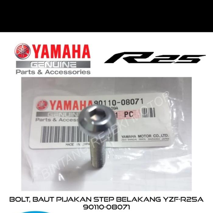Jual BAUT DUDUKAN FOOTSTEP BELAKANG R25 YAMAHA 90110-08071, satuan ...