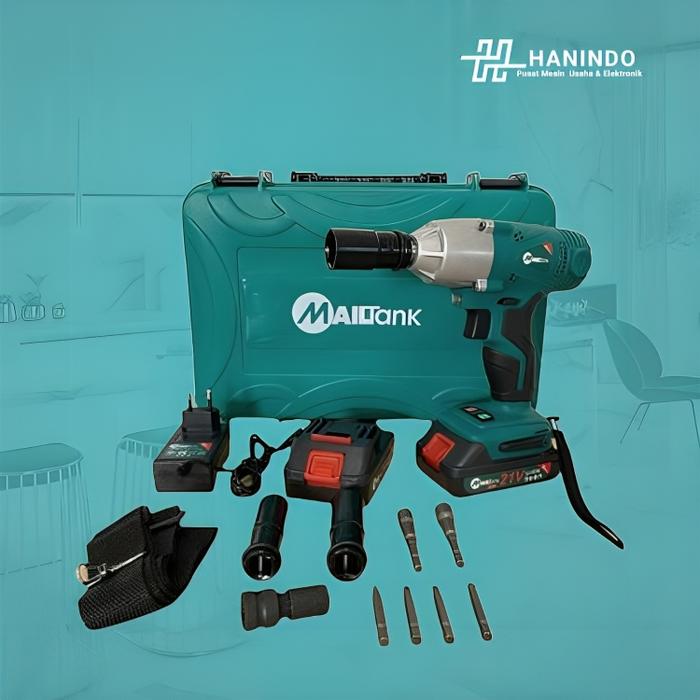 Jual SH53C Cordless Bor Baterai Buka Roda Baut Impact Wrench 1/2" Mailtank - Jakarta Pusat ...