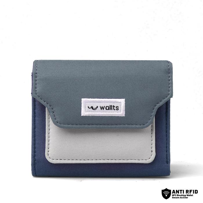 Promo Dompet Trifold 3 Lipat Wanita Micro Mini - Wallts Casey Tritone Navy - Kota Bandung ...