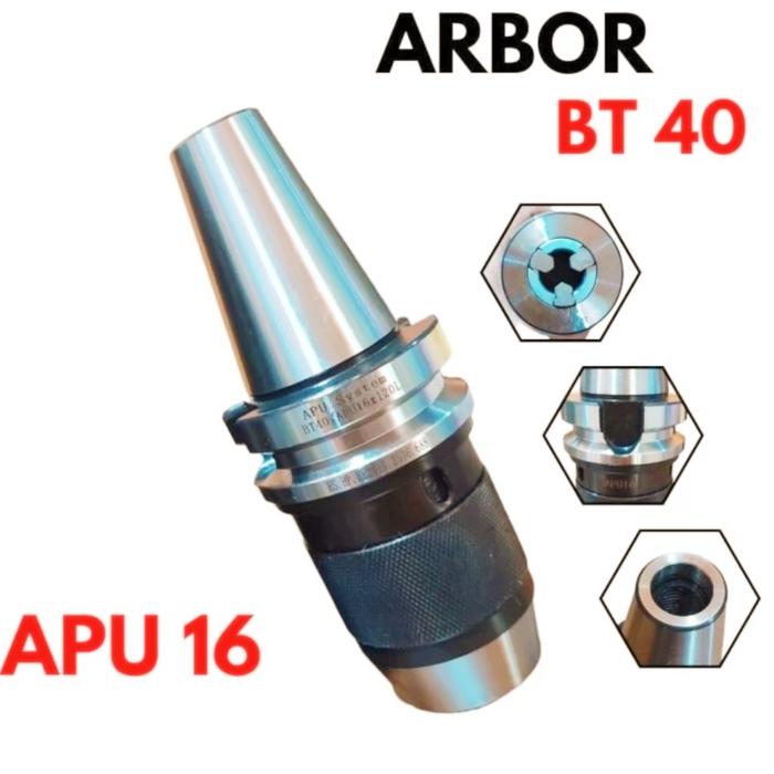 Jual ARBOR CNC BT40-APU16-120 | Arbor Cekam Drill BT40 APU16 | Tools ...