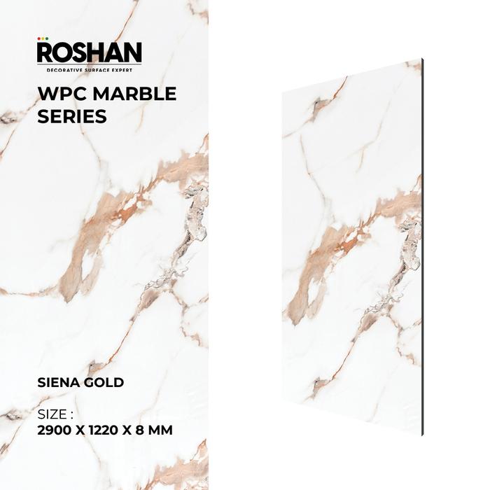 Jual WALL PANEL WPC ROSHAN 2.90 M x 1.22 M - SIENA GOLD MARBLE ...