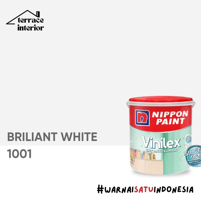 Jual Cat Tembok Vinilex Silver Ion Nippon Paint Interior Warna Putih ...