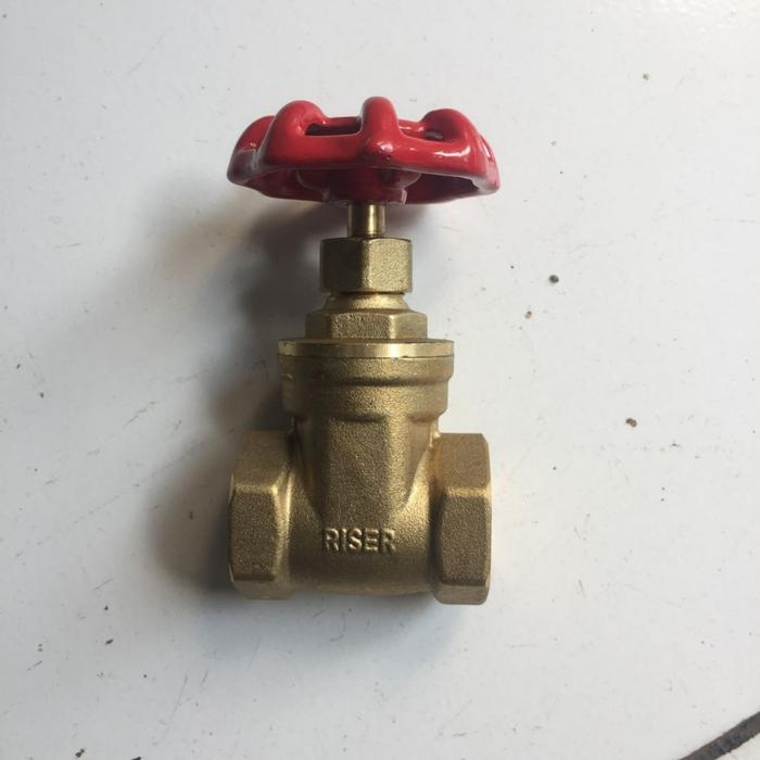 Jual Gate Valve Kuningan 3/4" / Gate Valve 3/4 inch / Get Valve 3/4 ...