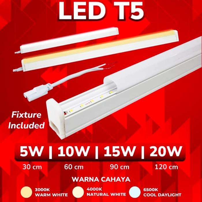 Jual Ecova Lampu TUBE LED T5 20 Watt 120 cm - Jakarta Pusat - mulia led lighting kenari | Tokopedia