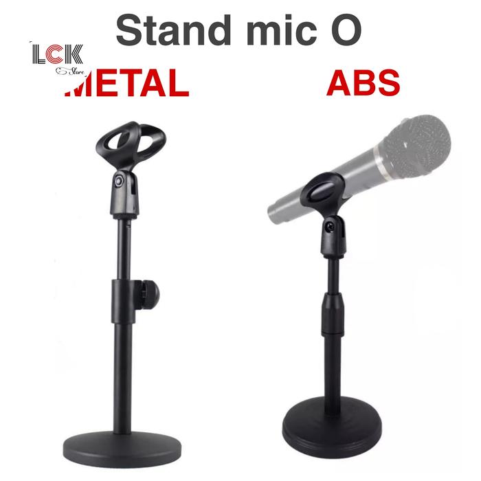Jual stand microphone meja BESI dan Shock mount condenser adjustable ...
