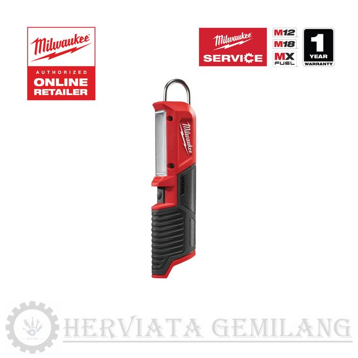 Jual Milwaukee M12 SL-0 Cordless LED Stick Light / Work Lamp / Lampu ...