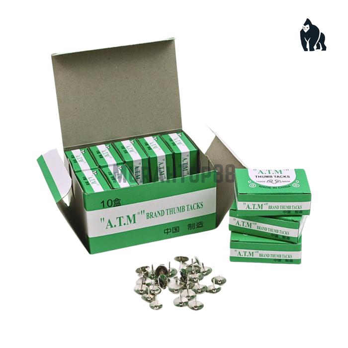 Jual Paku Payung ATM isi 25 pcs / Paku Pinus Tekan A.T.M / Paku Pines ...