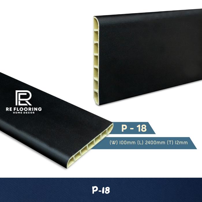 Jual Plint 10 Cm WPC - List Flooring / Skirting Lantai Vinyl SPC - P-18 ...