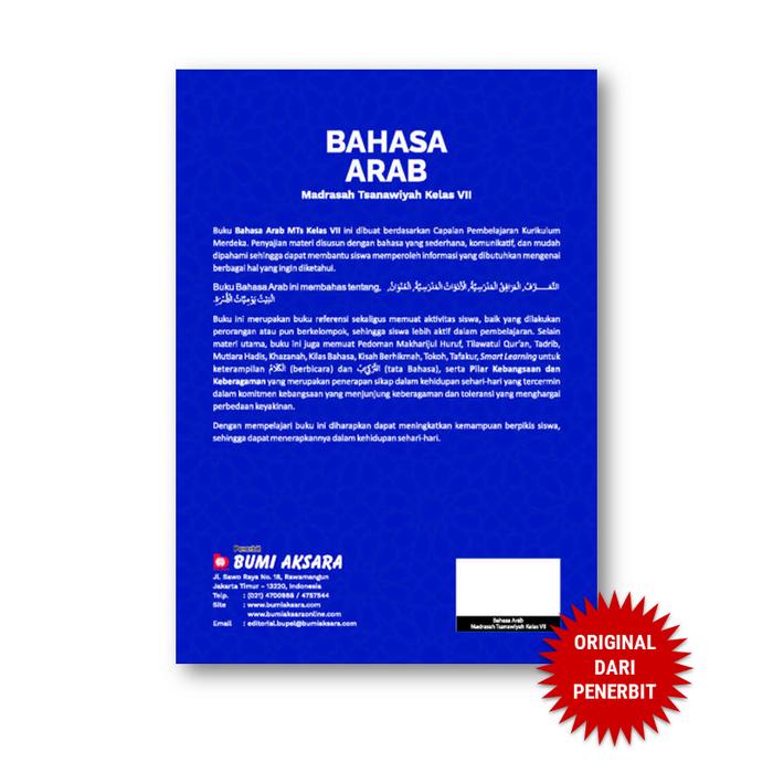 Jual Bahasa Arab Kelas Vii Mts Kurikulum Merdeka - Bumi Aksara Di ...