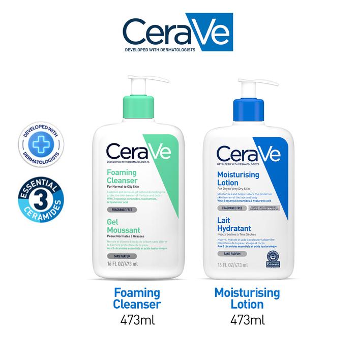 Promo CeraVe Exclusive Launch Value Size Pack for Normal to Oily Skin ...