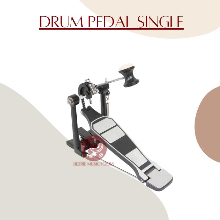 Jual Pedal Drum Single With Beater Kick Bass Besi Chrome - Jakarta ...