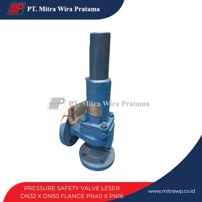 Jual PRESSURE SAFETY VALVE LESER DN32 x DN50 FLANGE PN40 X PN16 ...