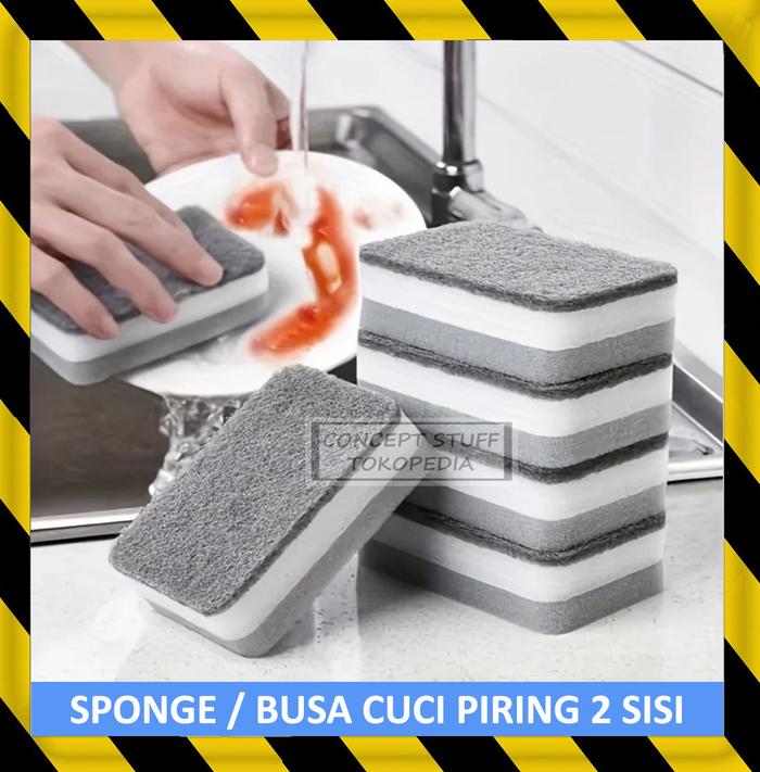 Jual CLEANING KITCHEN SABUT SPON SPONS SPONGE BUSA REGULAR SIKAT AJAIB ...