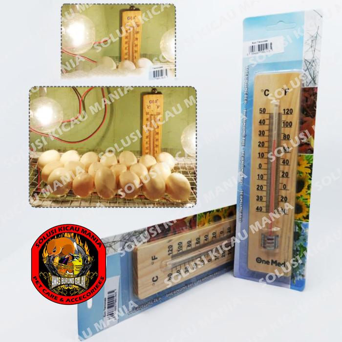Jual Termometer Kayu Wooden Thermometer Thermo Kayu Alat Pengukur Suhu ...