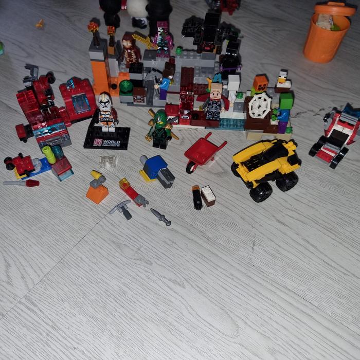 Jual Lego Minecraft Green Ninjago Star Wars Mobil Car Iron man Thor ...