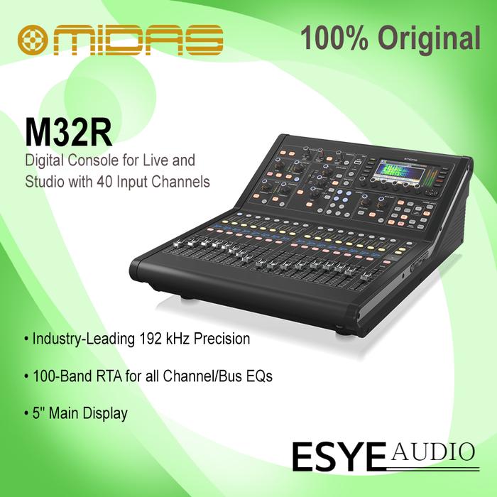 Promo Midas M32R Digital Console for Live and Studio with 40 Input ...