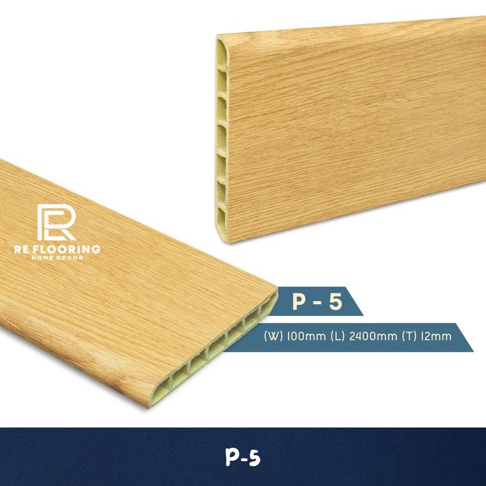 Jual Plint 10 Cm WPC - List Flooring / Skirting Lantai Vinyl SPC - P-5 ...