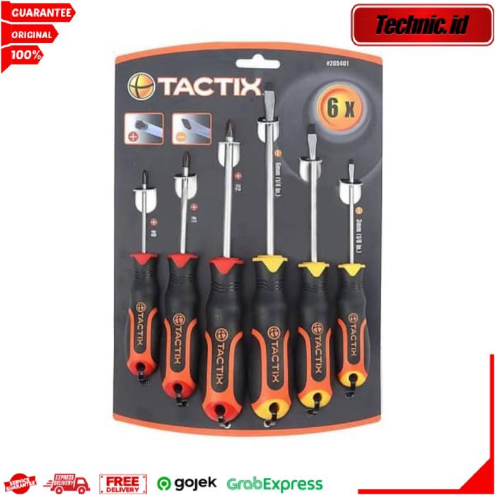 Jual Tactix Set Obeng Presisi 6 Pcs Screwdriver Set Hand Tool Tool Kit ...