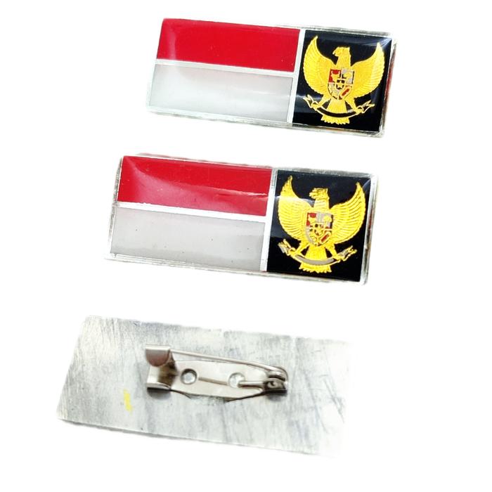 Jual Pin Merah Putih Garuda Pin Bendera Merah Putih Dengan Lambang ...