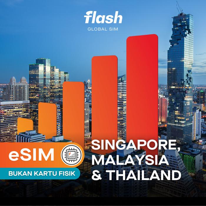 Promo eSIM Singapore, Malaysia & Thailand Unlimited Data Flash Global SIM - Jakarta Selatan ...