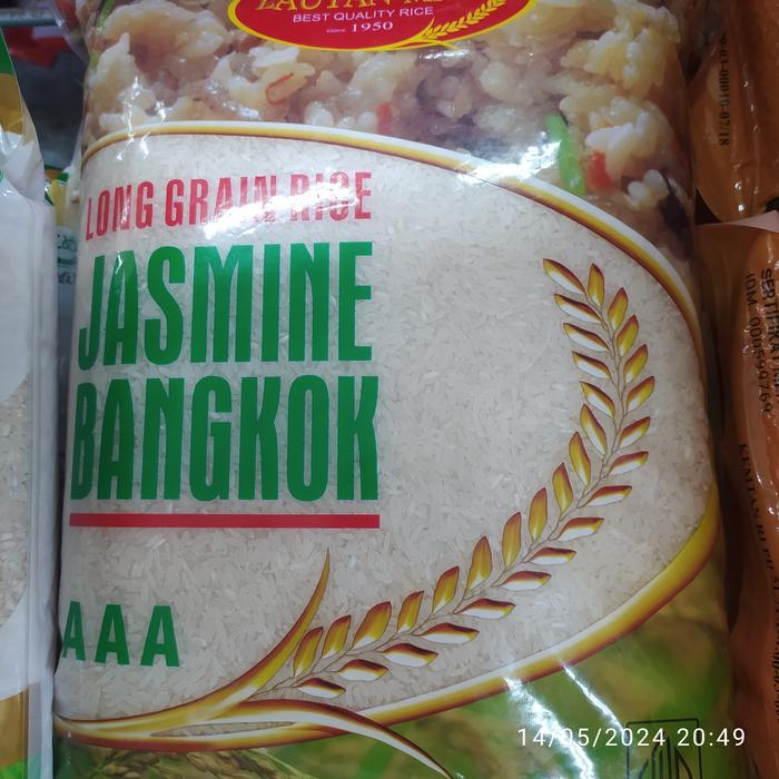 Jual JASMINE BANGKOK LONG GRAIN RICE 5 KG BERAS THAILAND - Kota ...