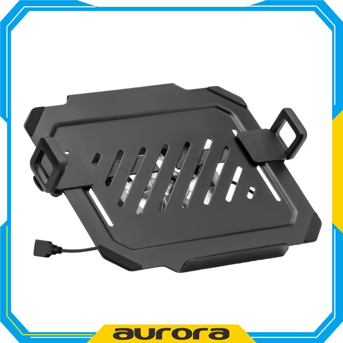 Jual Oximus EV20F Notebook Stand Plate Bracket with Cooling Fan RGB EV ...