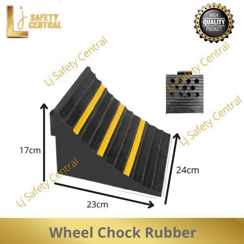 Promo Rubber Wheel Chock Besar Mobil Container Truk / Ganjalan Ban ...