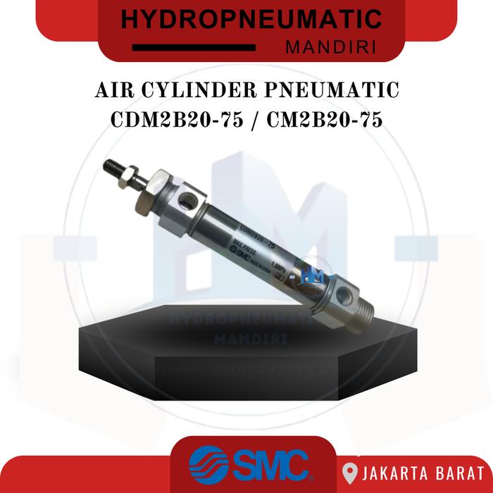 Jual SMC AIR CYLINDER PNEUMATIC CDM2B20-75 / CM2B20-75 - MAGNET - Jakarta Barat - HYDROPNEUMATIC ...