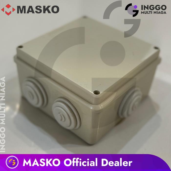 Jual Duradus Masko 128x128x75mm PVC Junction BOX Hitam Putih Cream ...