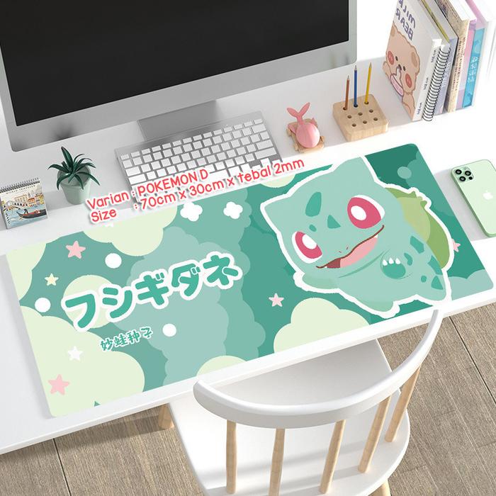 Promo POKEMON GAMER PREMIUM MOUSE PAD PANJANG ALAS KEYBOARD MOUSEPAD ...