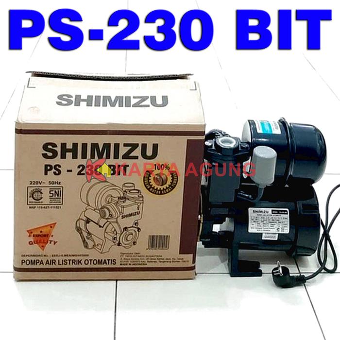 Jual SHIMIZU PS-230 BIT Pompa Air Listrik Otomatis Sumur Dangkal 200 Watt / Automatic Pump PS ...