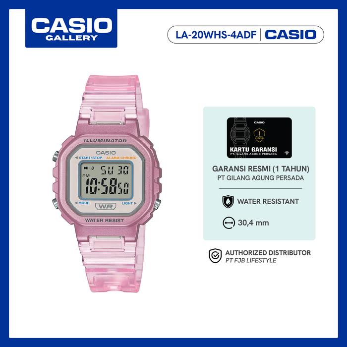 Promo Casio Jam Tangan General LA-20WHS-4ADF Digital - Jakarta Pusat - Casio Gallery Indonesia ...