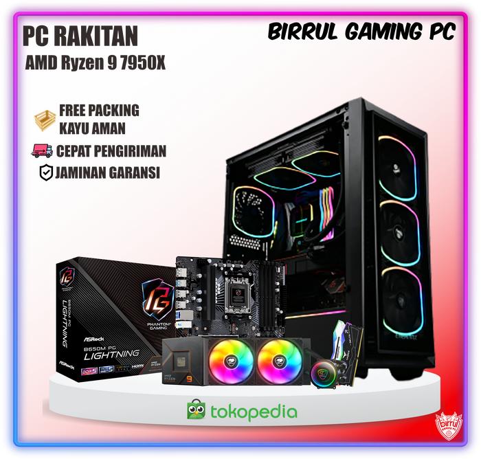 Jual Pc Gaming Ryzen 9 7950X I Ram 32Gb I 256Gb I 1Tb I Rtx 3060 8Gb ...