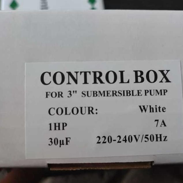 Jual CONTROL BOX 1 HP 30 UF Casing sumur 3" Control box HCL Pompa ...